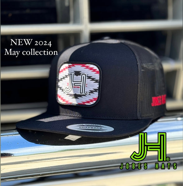 NEW 2024 JH Cap- All Black Rapido patch (May Collection) | Jobes Hats, LLC