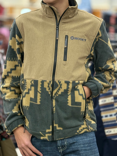 Aztec Men’s Hooey Sherpa jacket | Jobes Hats, LLC