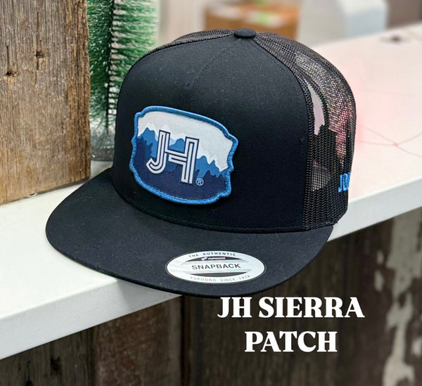 New 2024 JH cap- All Black Sierra patch | Jobes Hats, LLC
