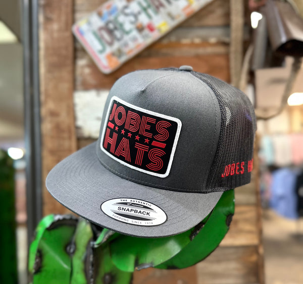 NEW 2023 Jobes Trucker Cap - All Grey 5 Star patch Red letters | Jobes ...