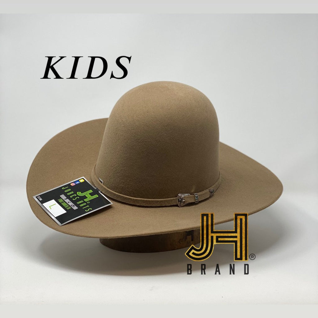 brown felt cowboy hat